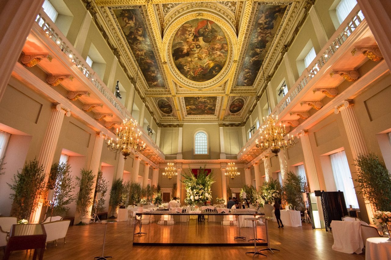 Banqueting House wedding - ceremony at Claridges